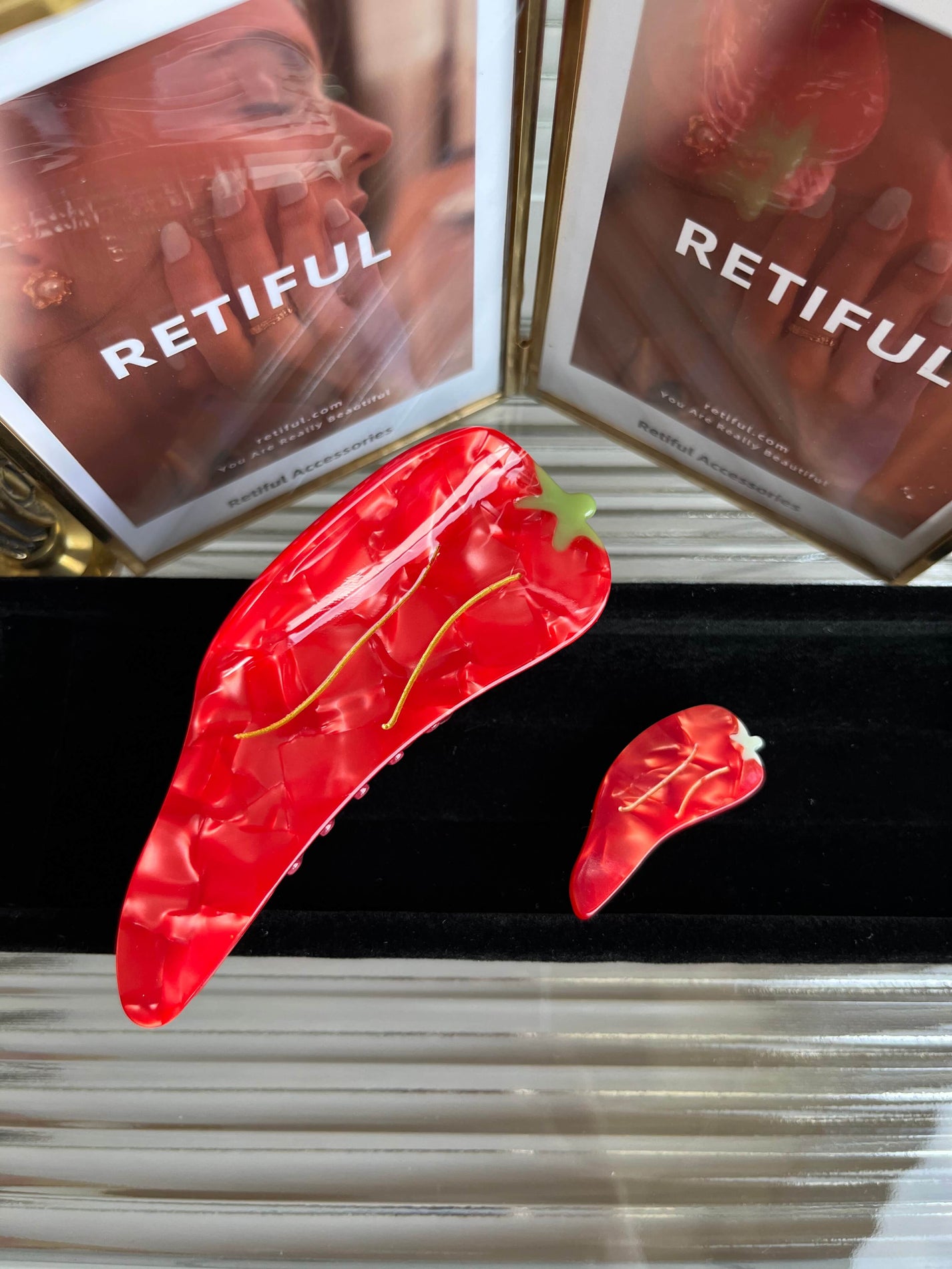 Chilli Pepper Hair Clip – Retiful